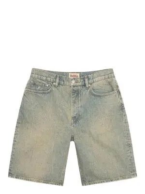 パンツ STUSSY BIG OL' SHORTS SANDWASH DENIM StüSsy Sandwash Denim Big Ol' Shorts - Blue | Editorialist